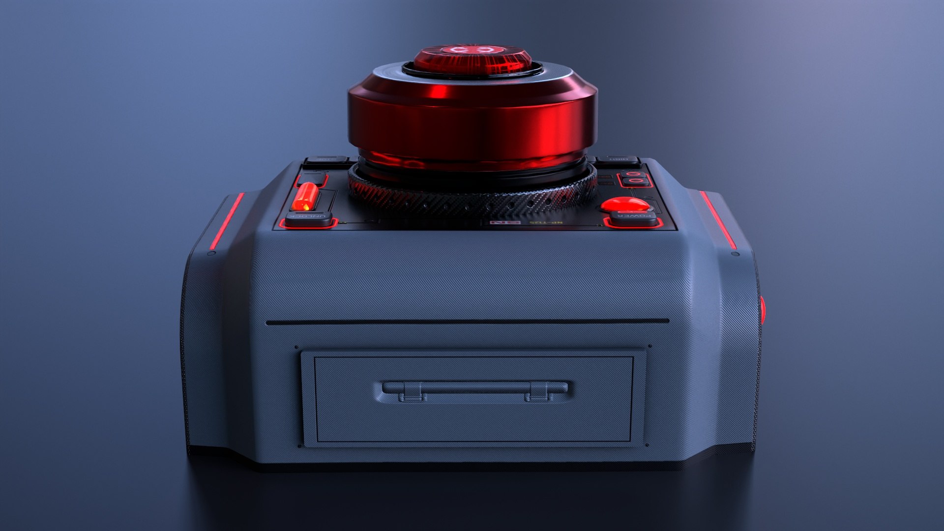 SciFi Red Button V2 3D Model - TurboSquid 2134857