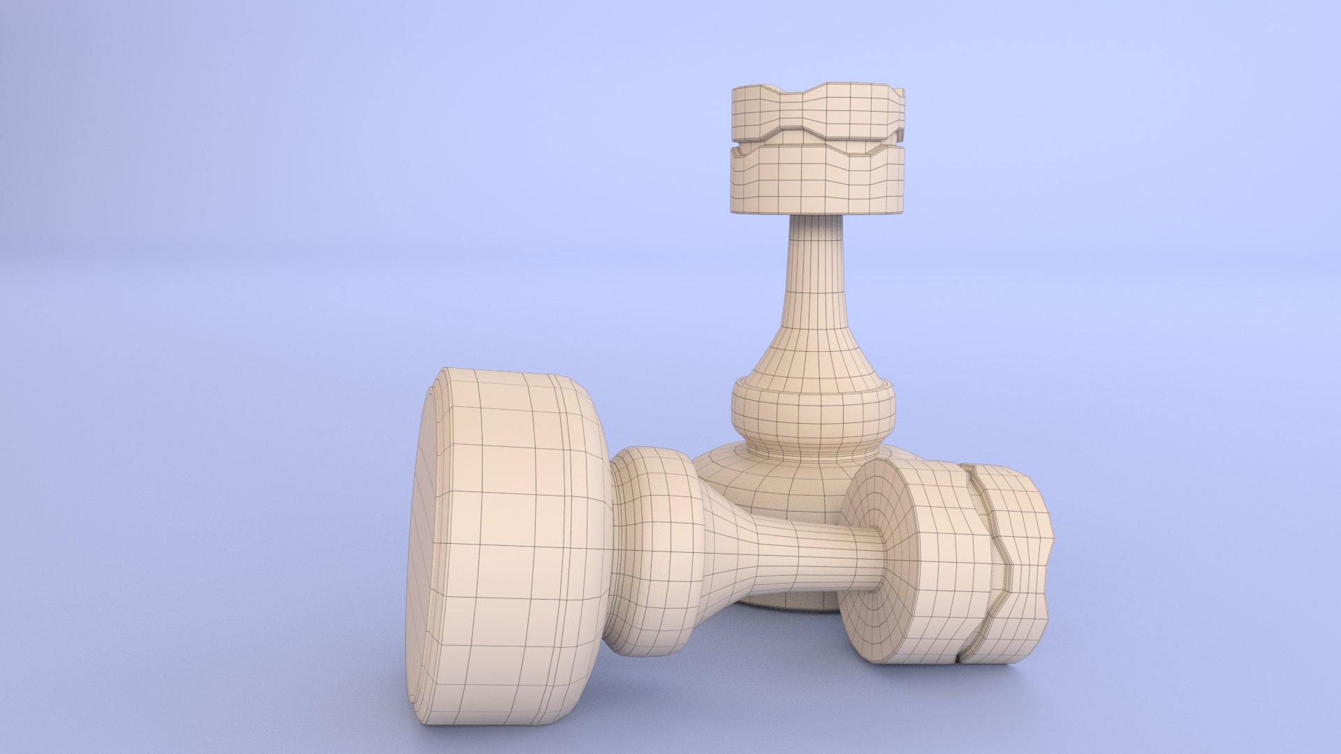 Chess Piece - Rook 3D Model - TurboSquid 1776675
