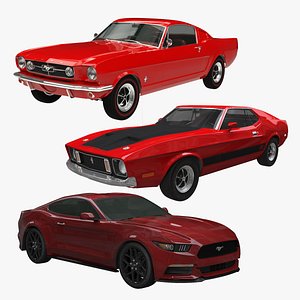 Ford Mustang 3D Models for Download | TurboSquid