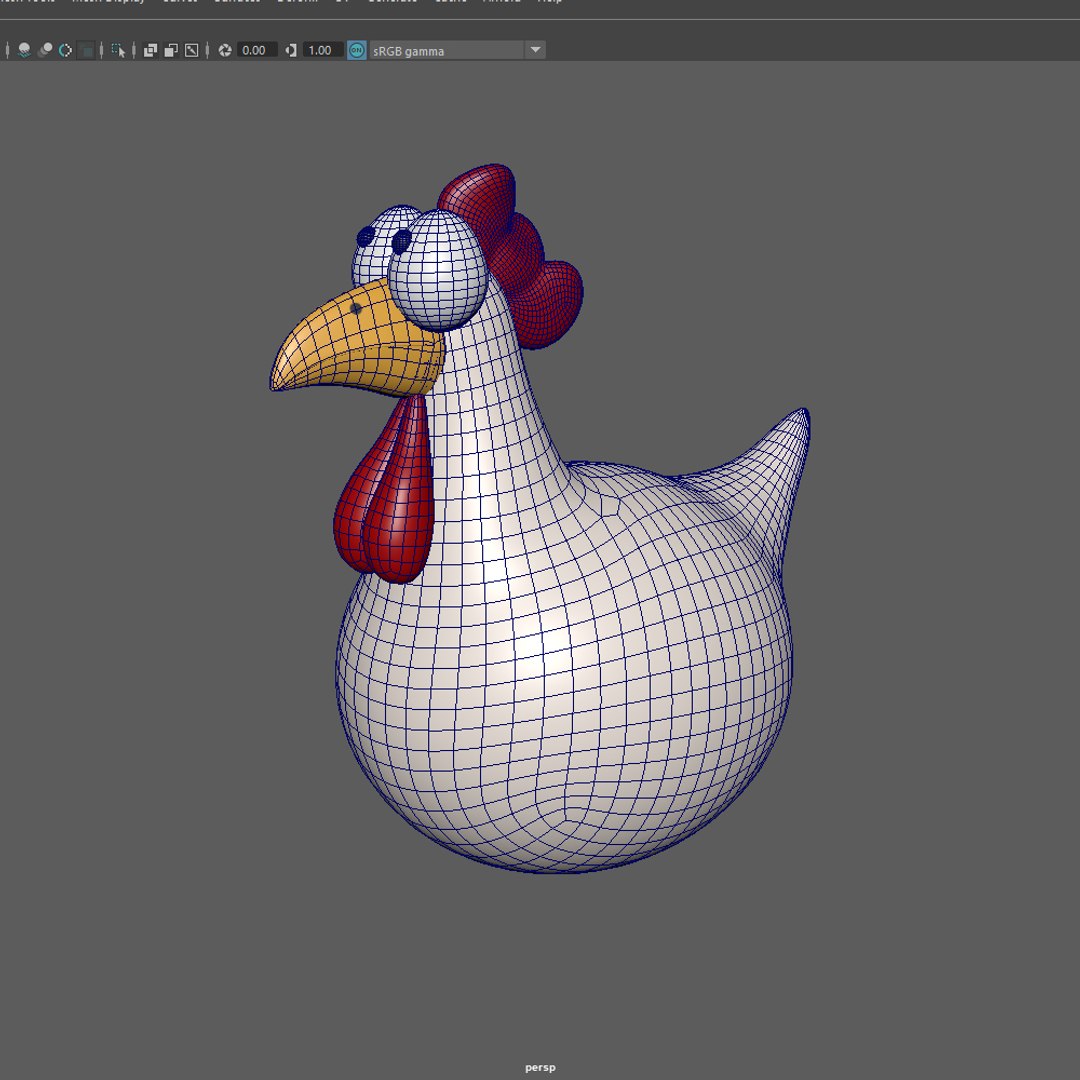 3D Model Chicken Cartoon - TurboSquid 1694707