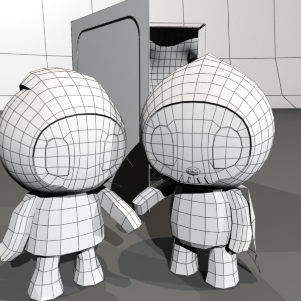 3d max vinyl toys adios ciao