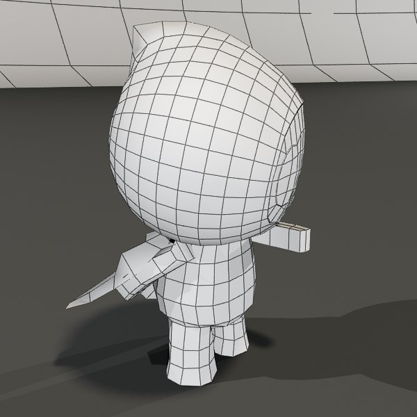 3d max vinyl toys adios ciao