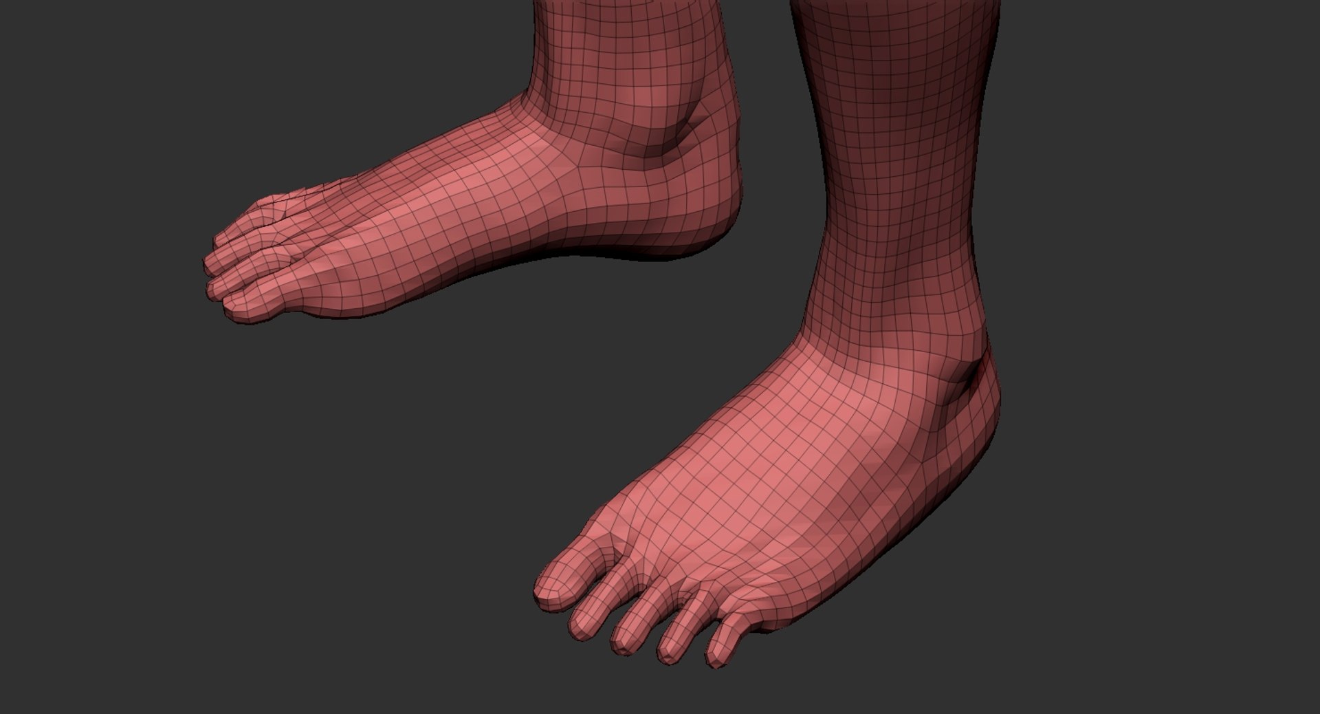 Human Muscular Lower Body Model - TurboSquid 1440070