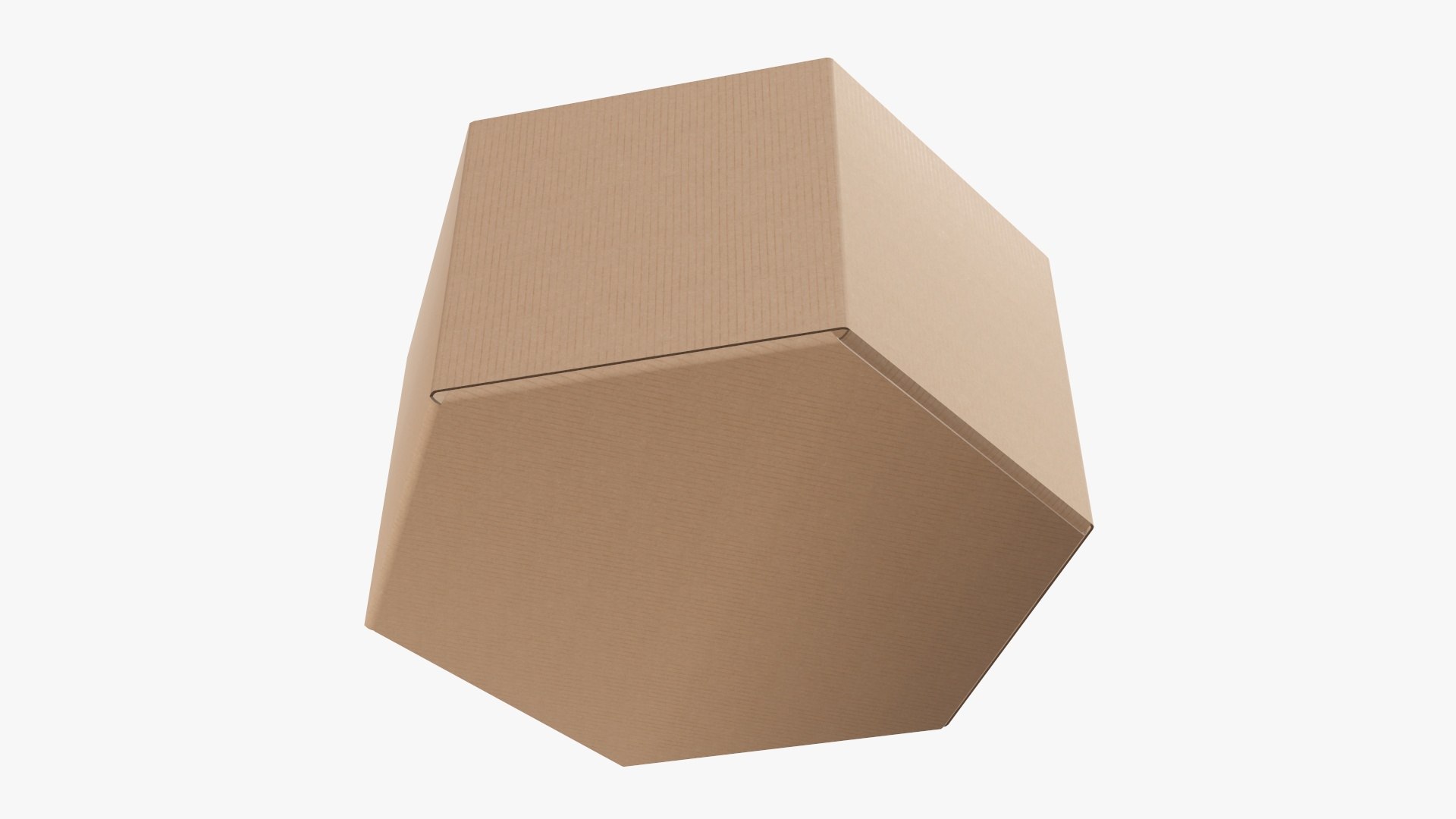 3D Packaging Corrugated Cardboard Model - TurboSquid 1578308