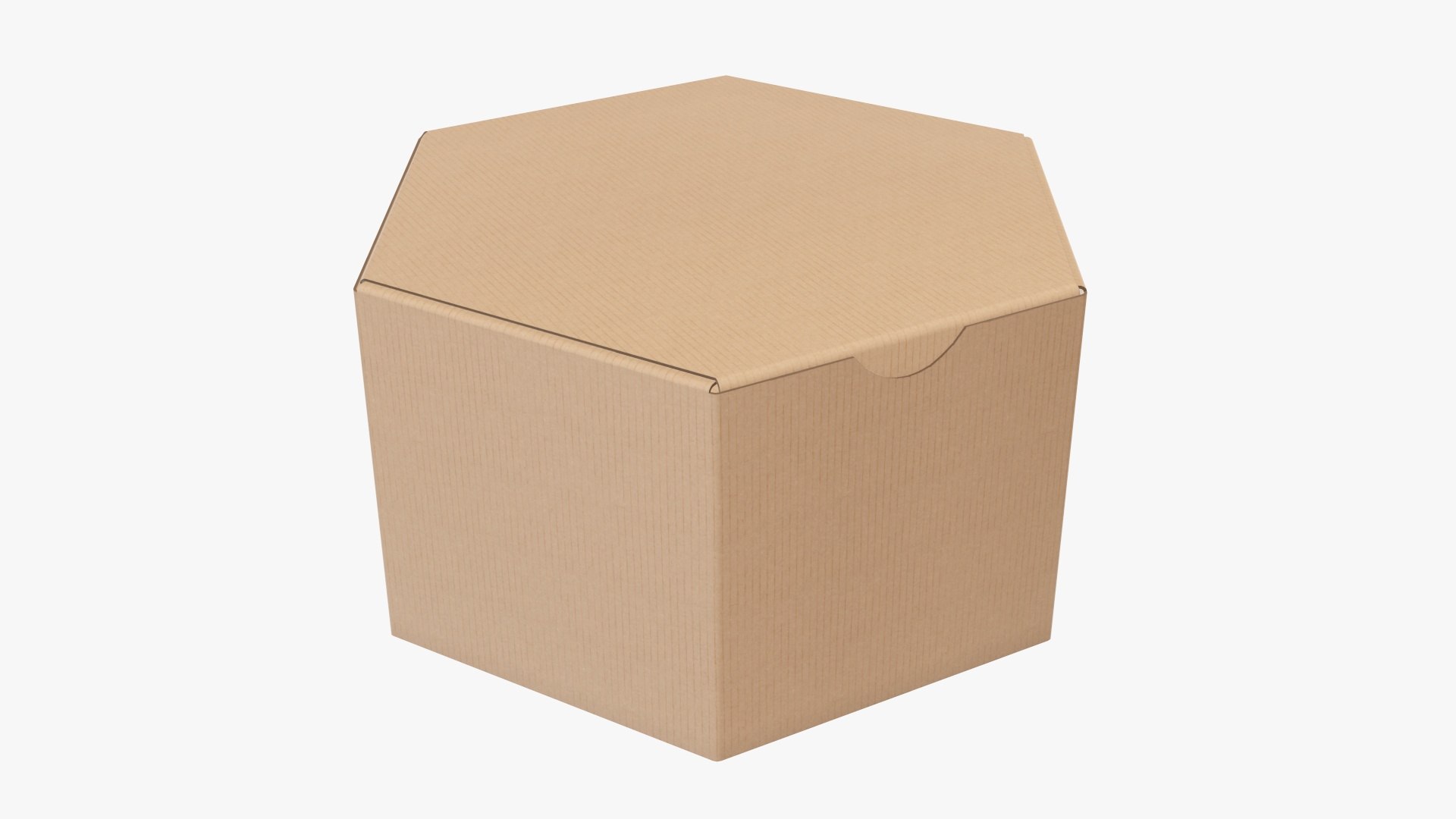 3D Packaging Corrugated Cardboard Model - TurboSquid 1578308