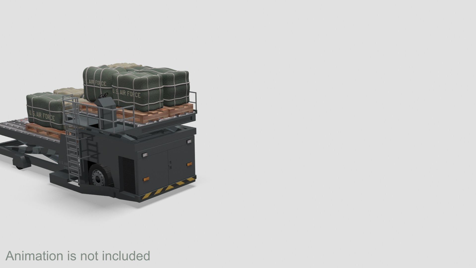 3D Model Military Aircraft Loader - TurboSquid 1472126