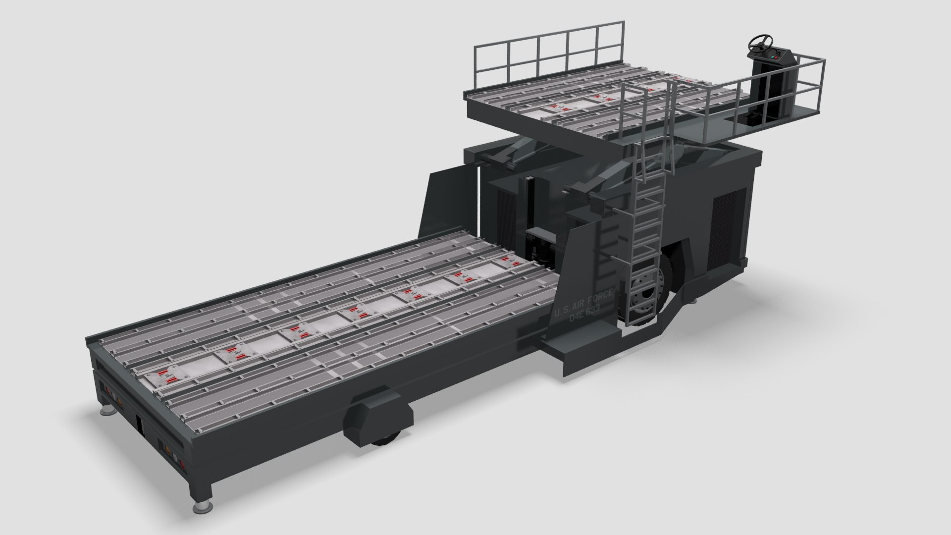 3D Model Military Aircraft Loader - TurboSquid 1472126
