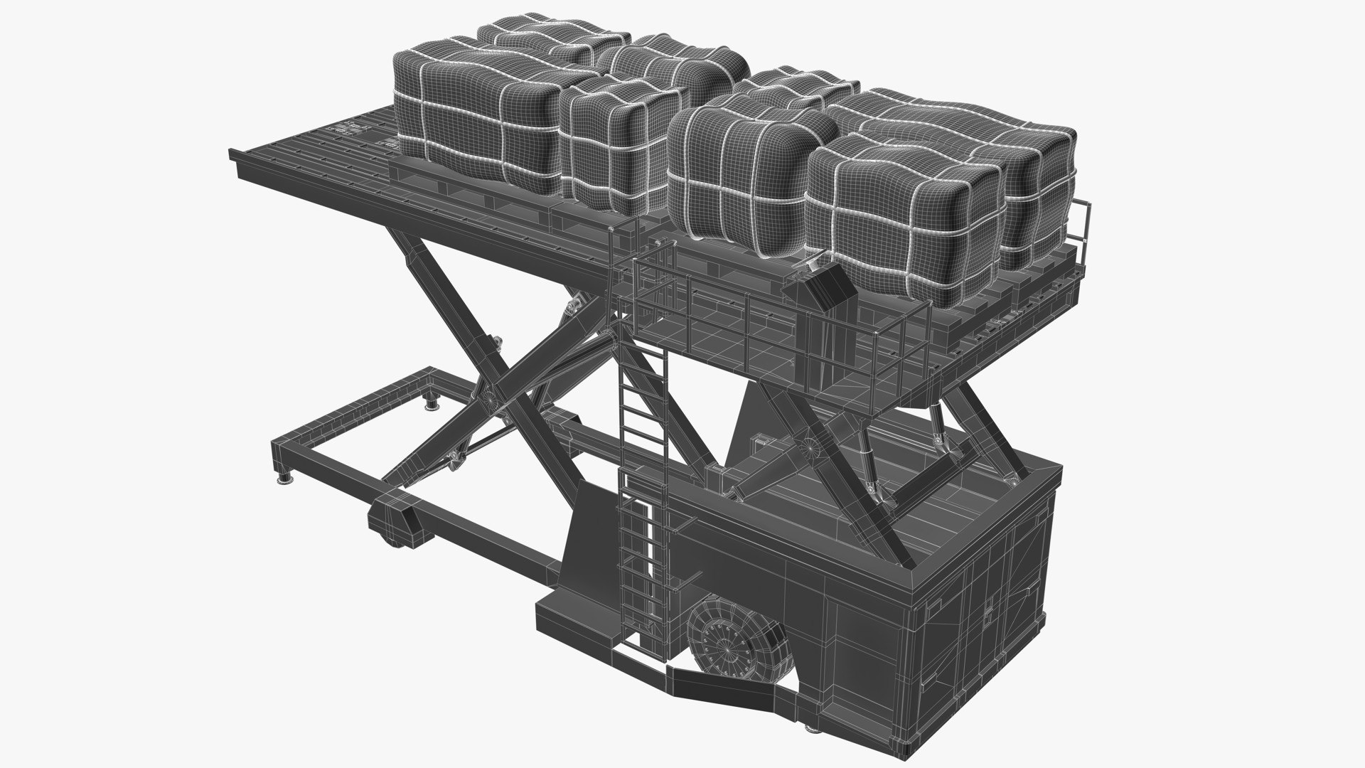 3D Model Military Aircraft Loader - TurboSquid 1472126