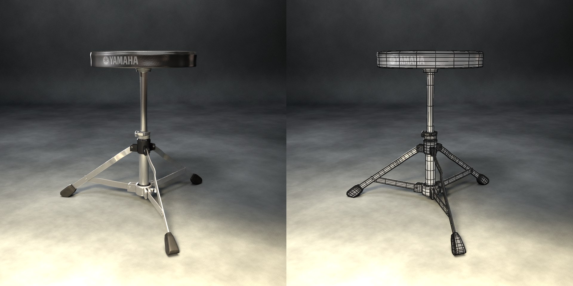 maya yamaha drum stool