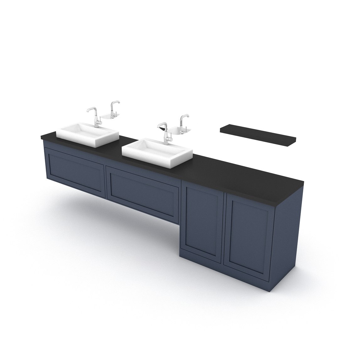 3d Modern Sink Type 3D Model - TurboSquid 1861079