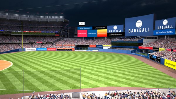 3d yankee stadium audience animations
