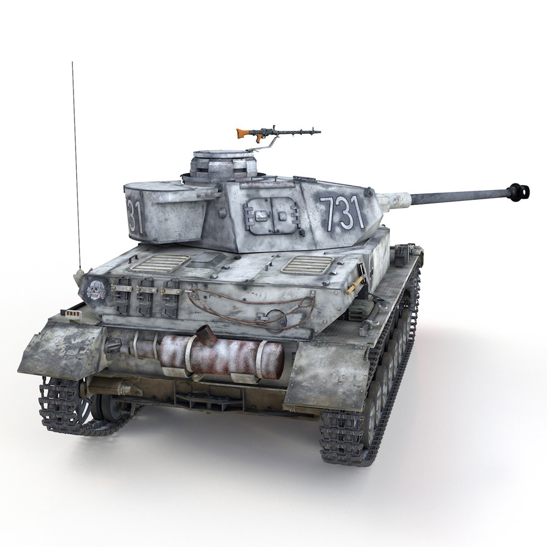 German Panzer 4 - Model - TurboSquid 1303981
