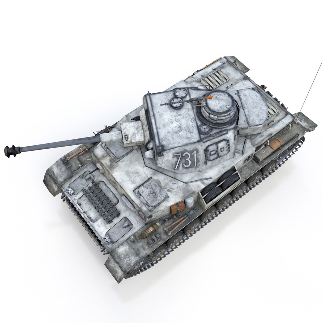 German Panzer 4 - Model - TurboSquid 1303981