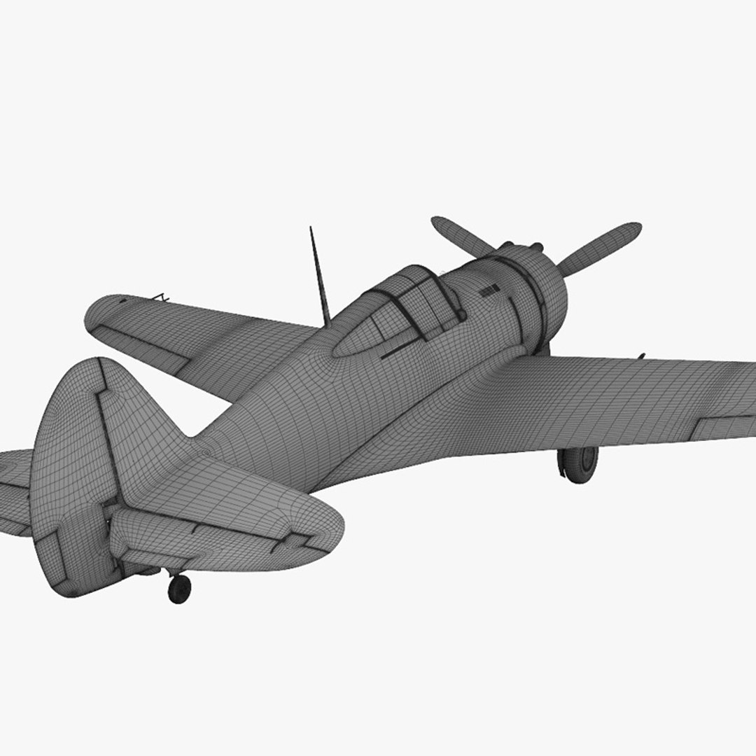 Curtiss P-36 Hawk 3D model - TurboSquid 1849969