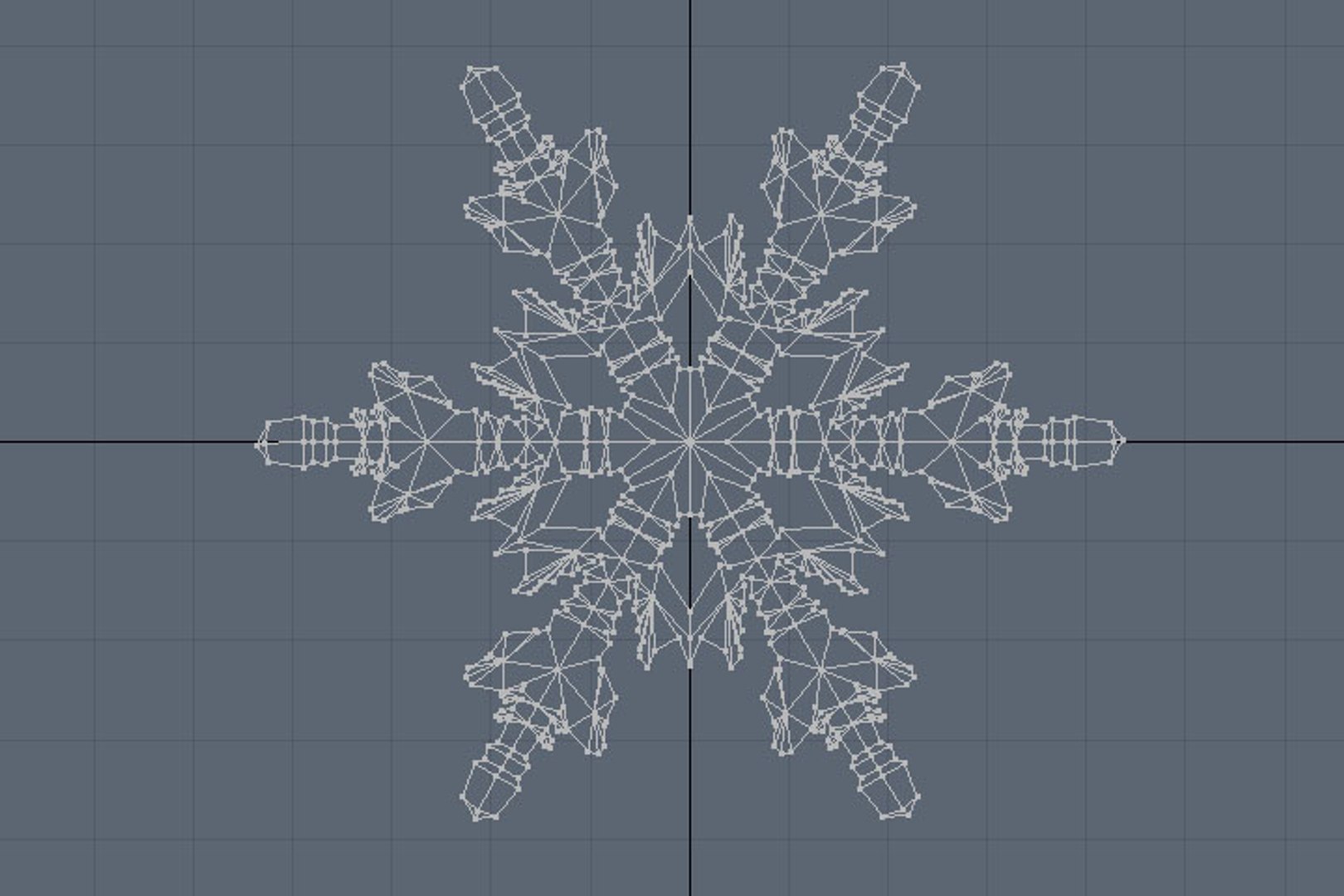 3d Model Snowflake Snow Flake