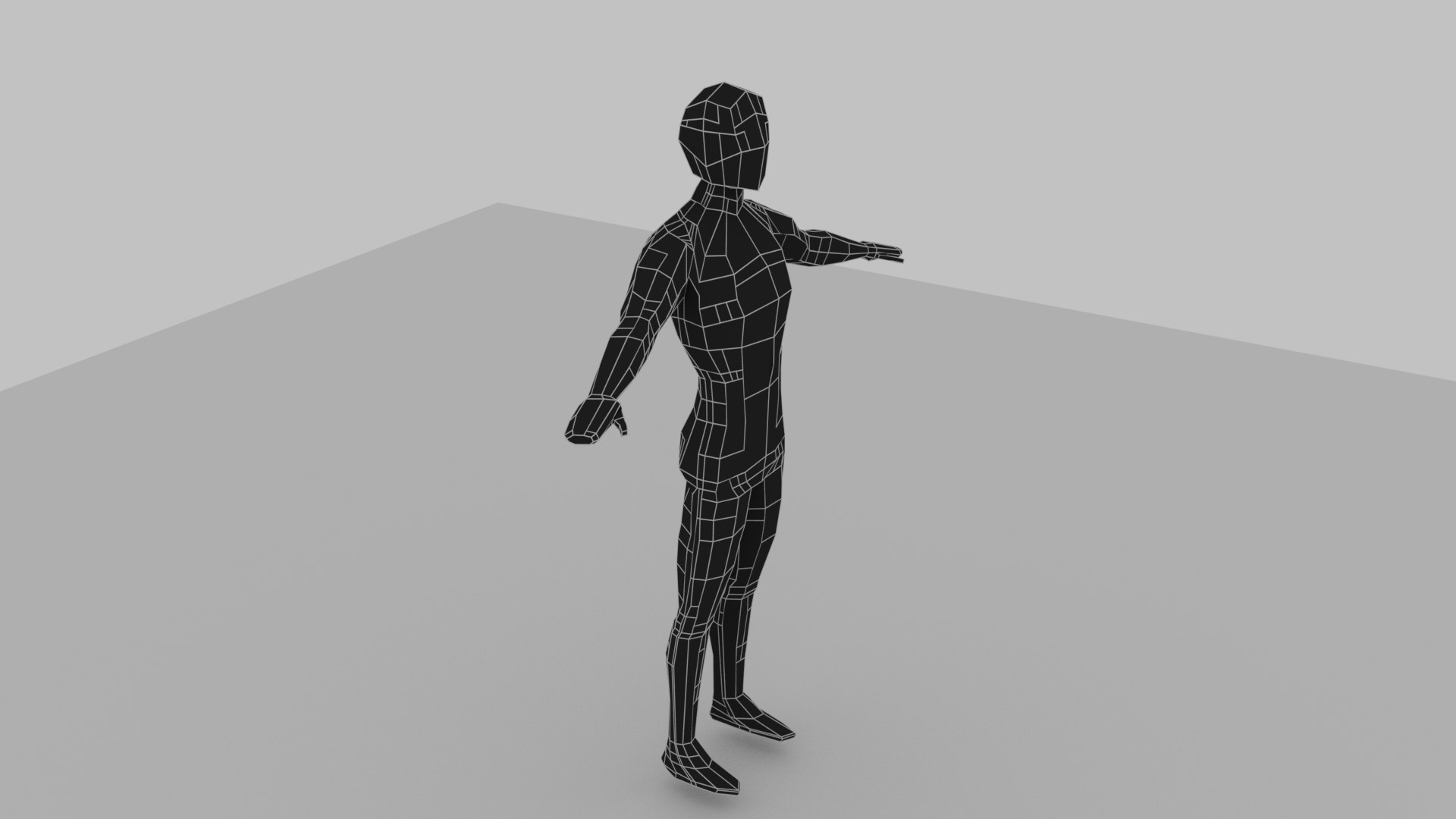 3D Model Male Character Low-poly - TurboSquid 1254083