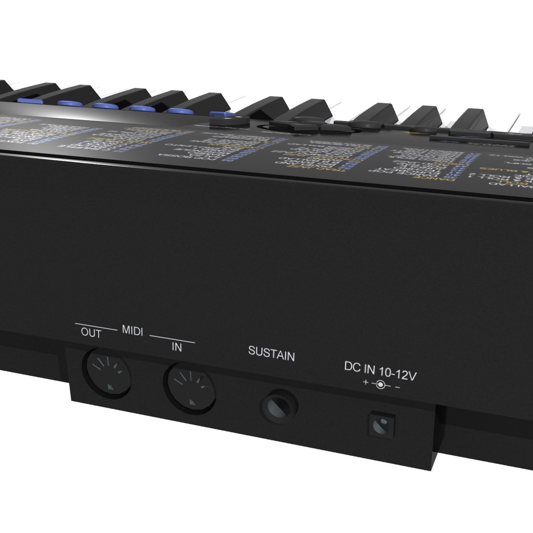 Keyboard Yamaha Psr 3d Model
