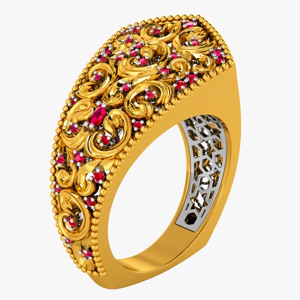Unisex Ornament Ring 3D - TurboSquid 1981648