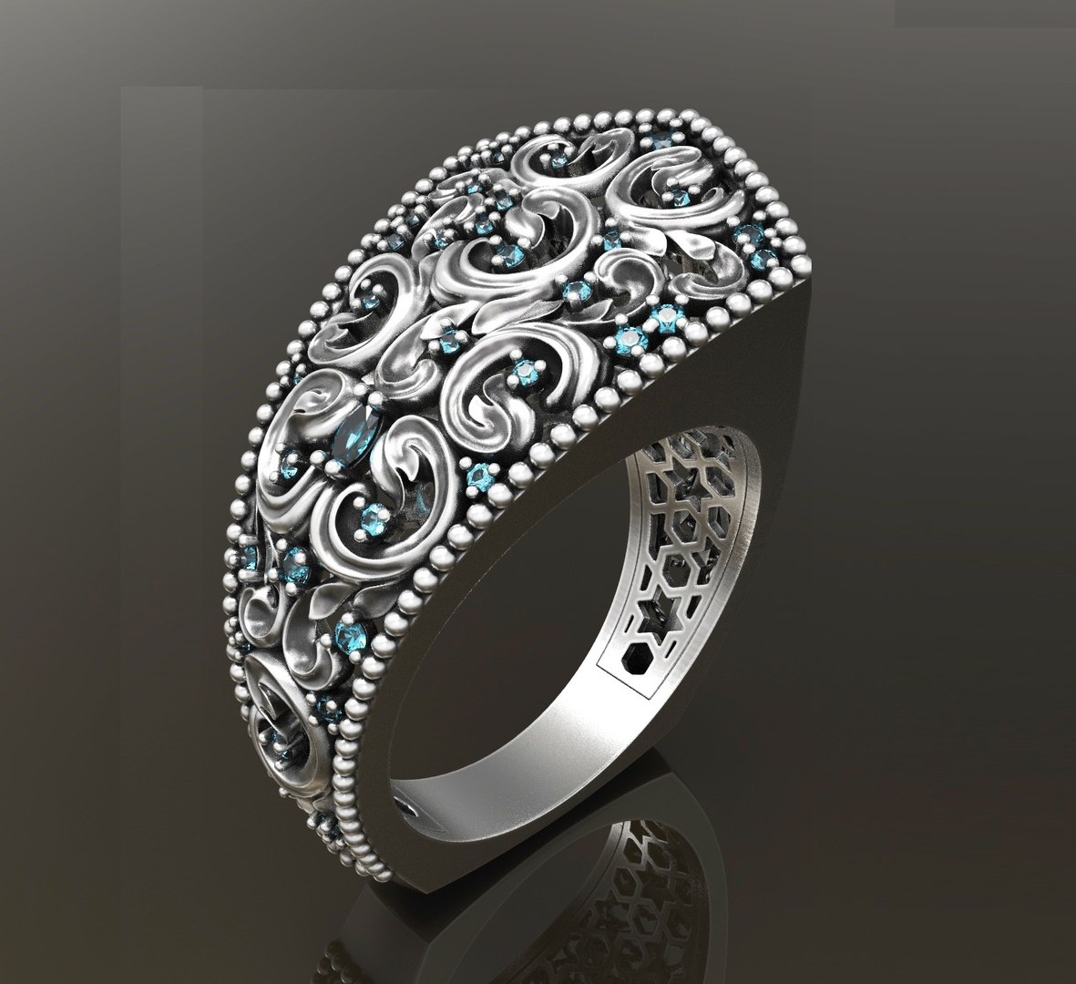 Unisex Ornament Ring 3D - TurboSquid 1981648