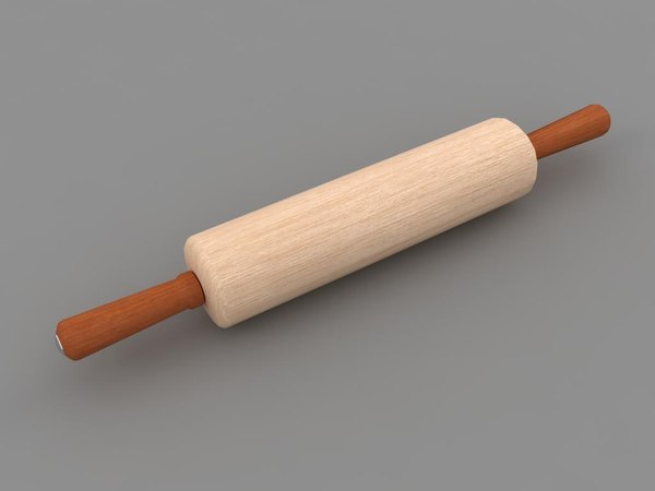 3d rolling pin model