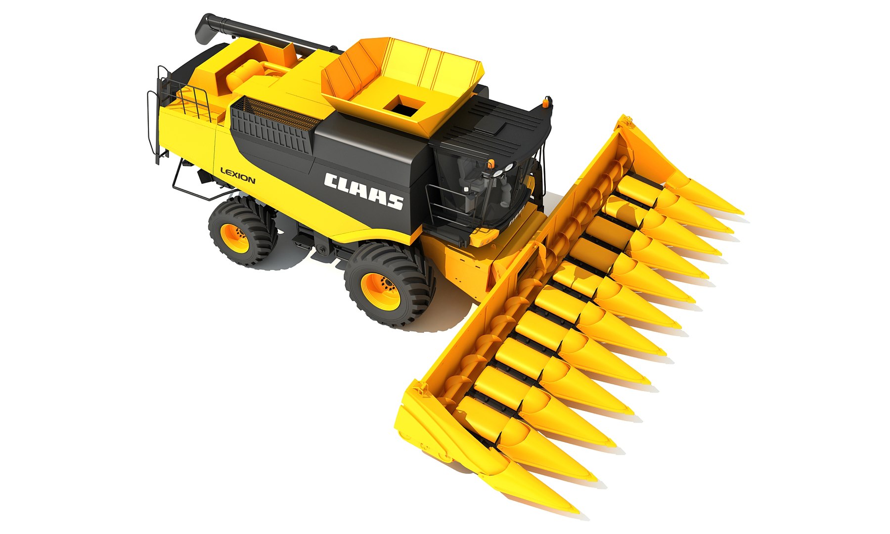 Claas Combine Model - TurboSquid 1418318