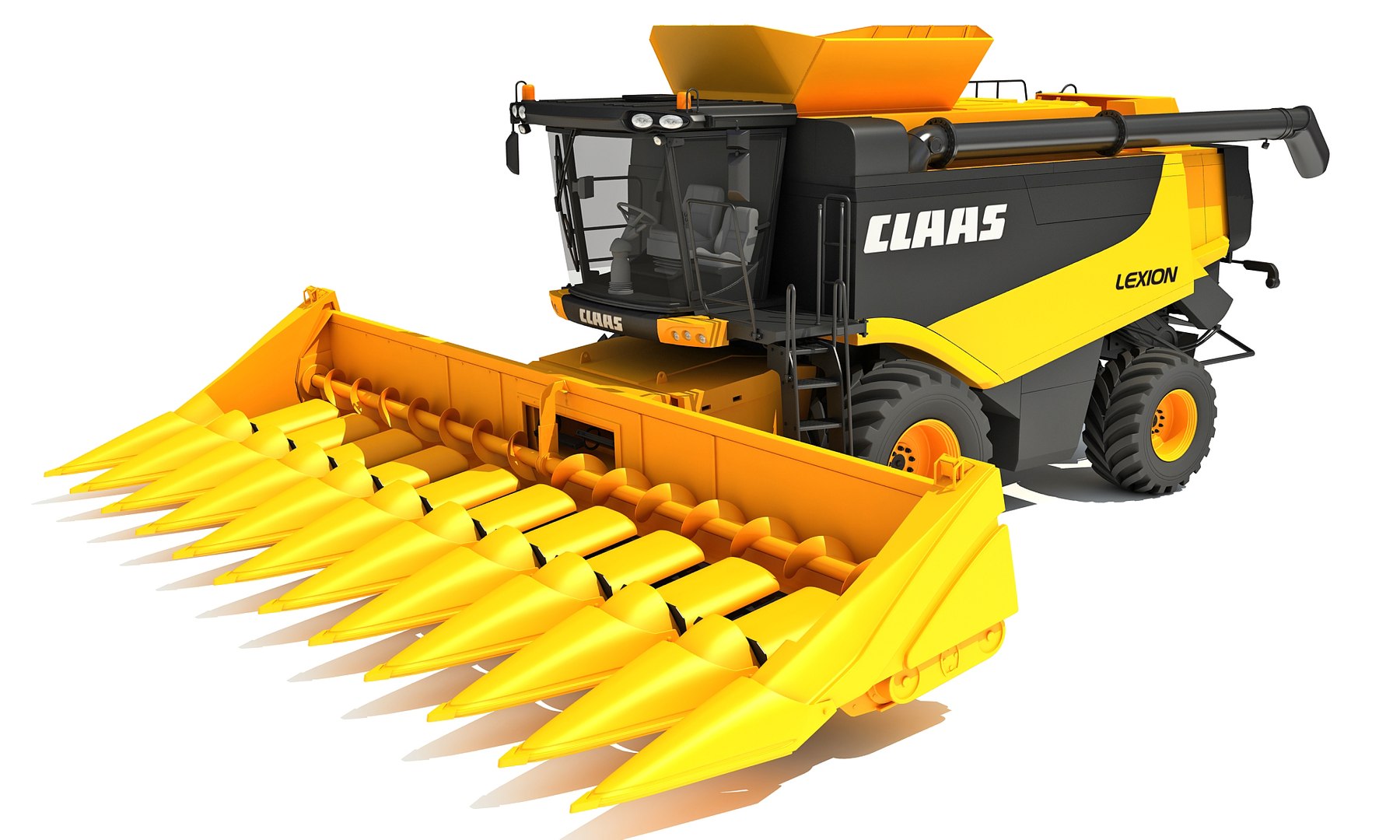Claas Combine Model - TurboSquid 1418318