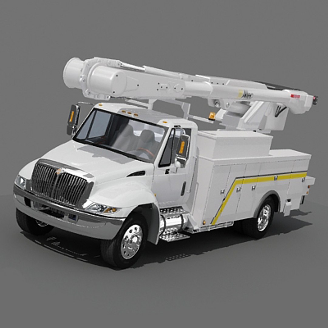 3d Utility Bucket Truck
