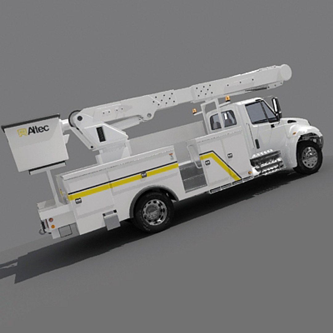 3d Utility Bucket Truck