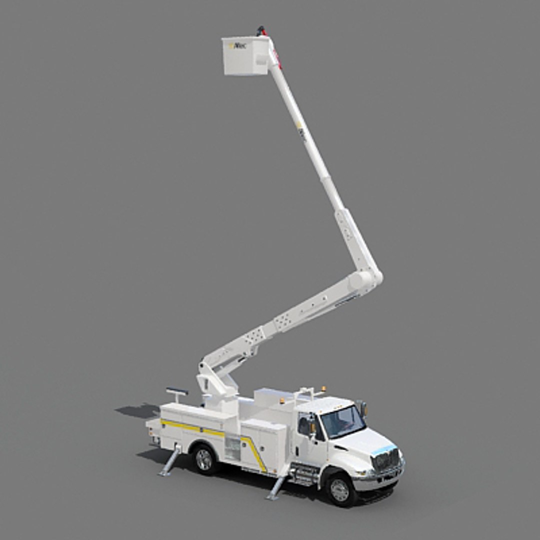 3d Utility Bucket Truck