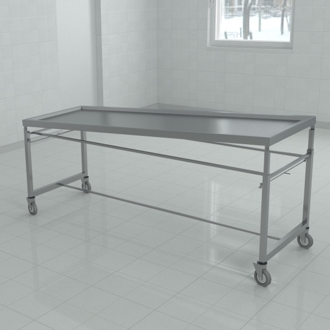 3d Washing Autopsy Tables