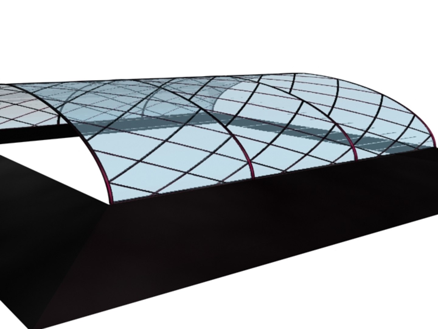 3ds max glass roof