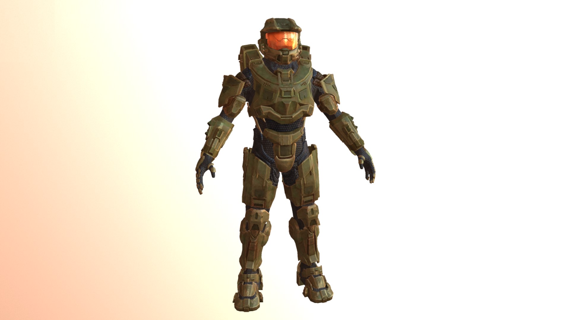 MASTER CHIEF HALO low-poly PBR Modelo 3D - TurboSquid 1901022