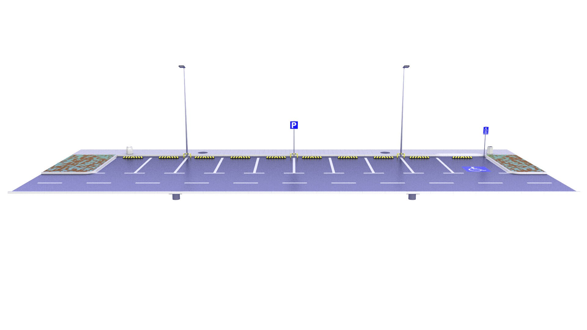 3D Model Car Park 6 - TurboSquid 2257589