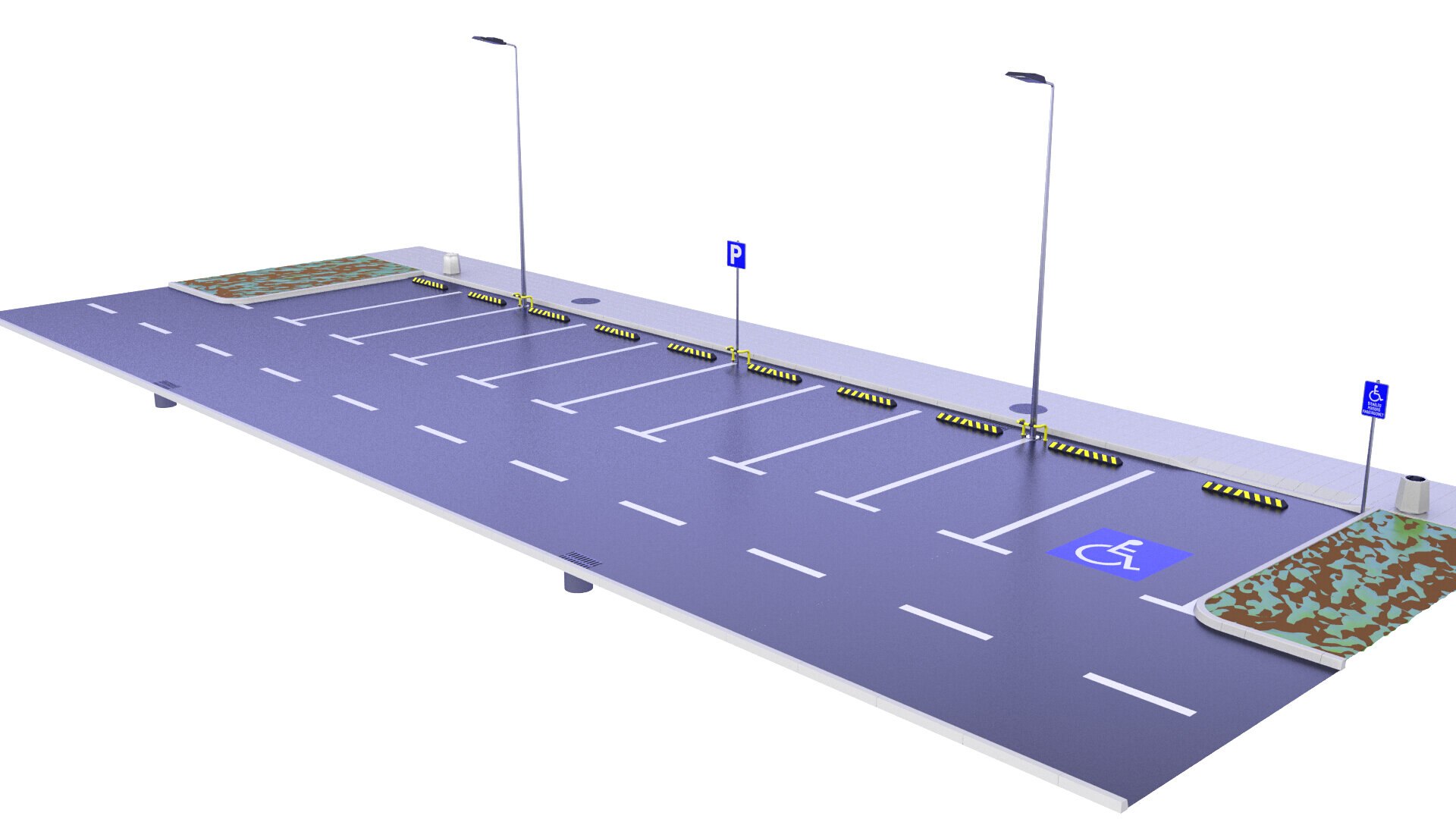 3D Model Car Park 6 - TurboSquid 2257589