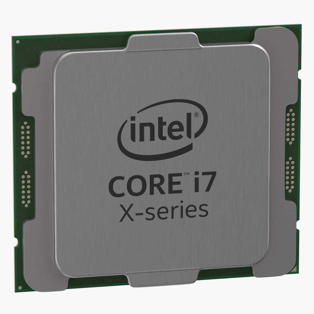Intel processors model - TurboSquid 1484848