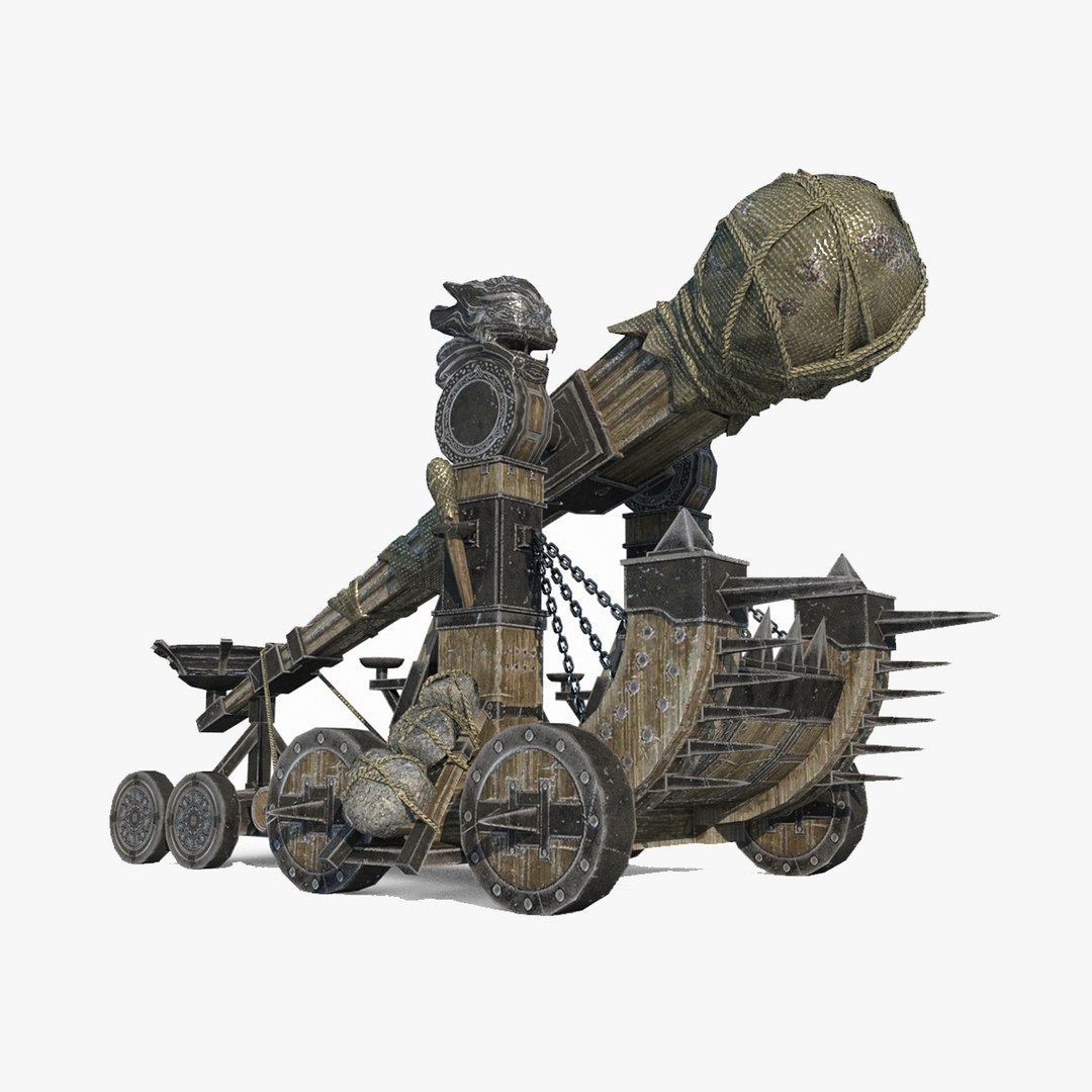 3D Model Ancient Weapon Catapult - TurboSquid 2036942