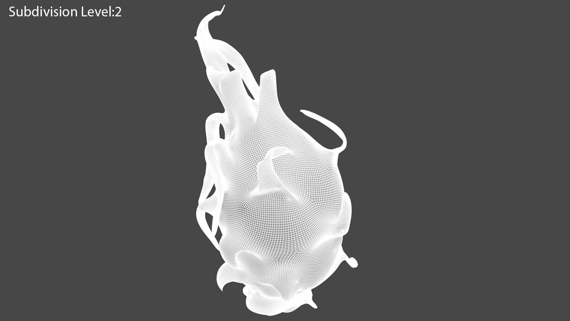 3D dragon fruit model - TurboSquid 1684569