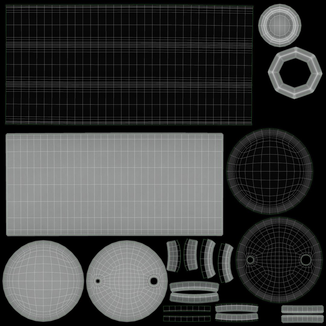 realistic oil barrel black 3d model