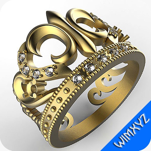 ring jewelry gem 3d model