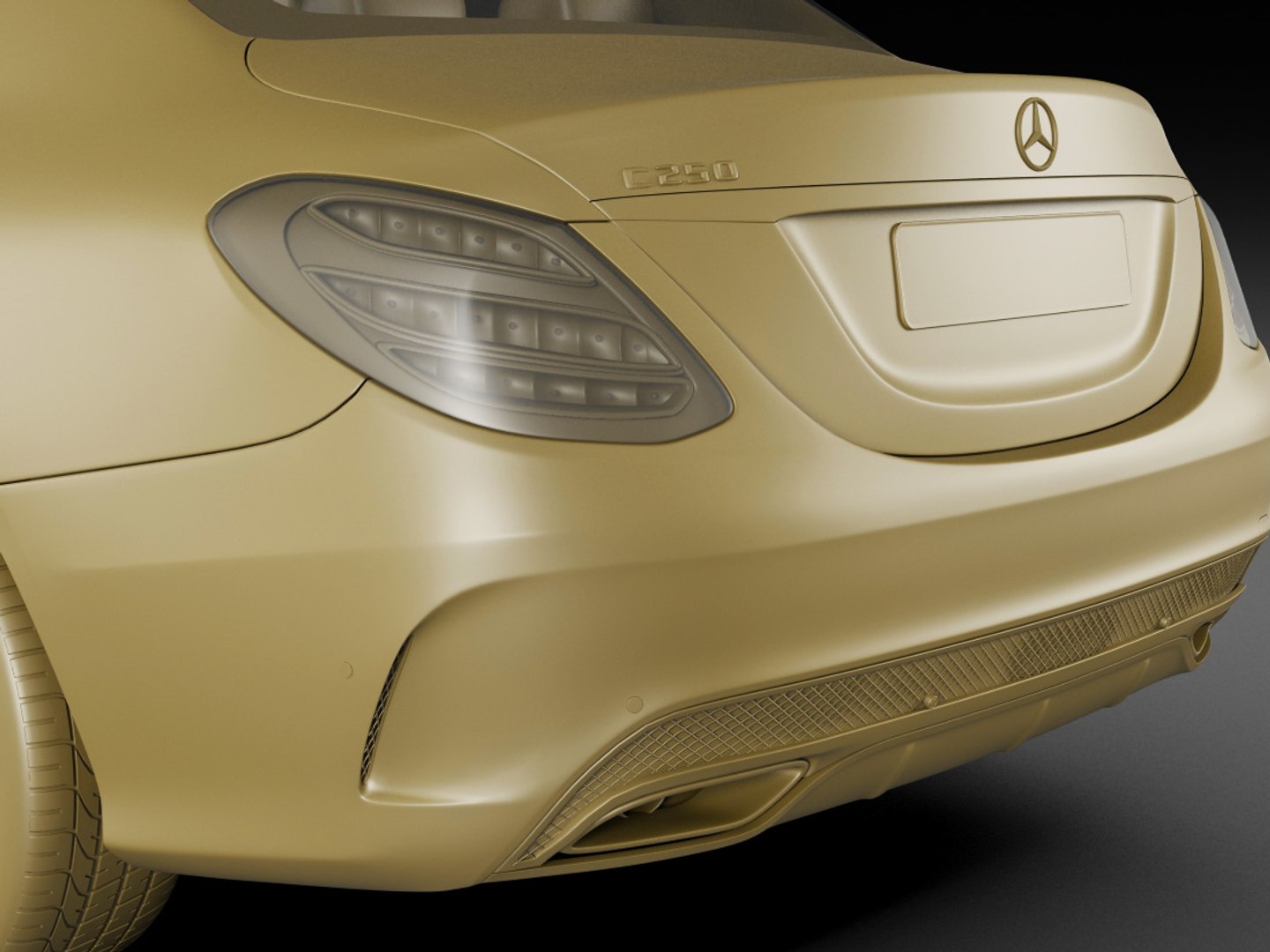 Mercedes C Class 3d Model