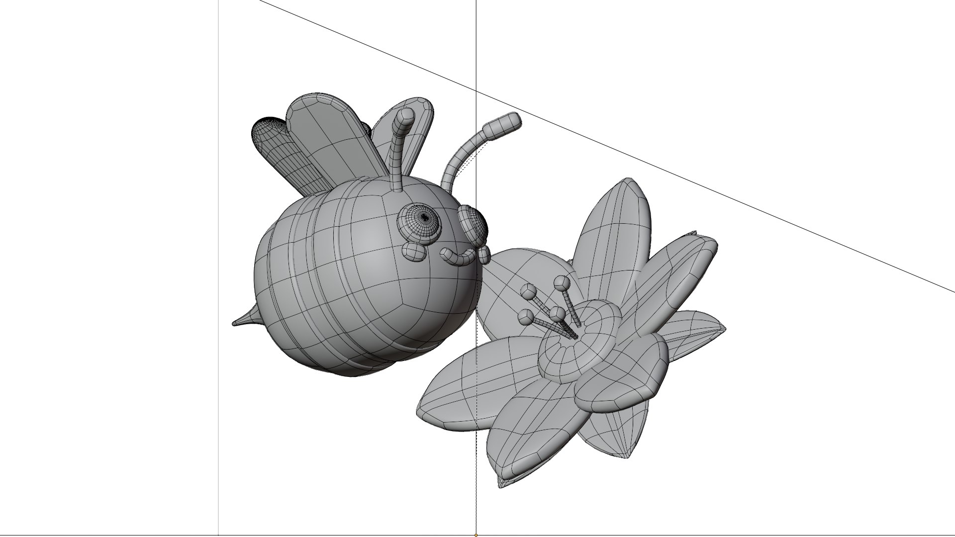 Bee 3D Illustration 3D Model - TurboSquid 2315496