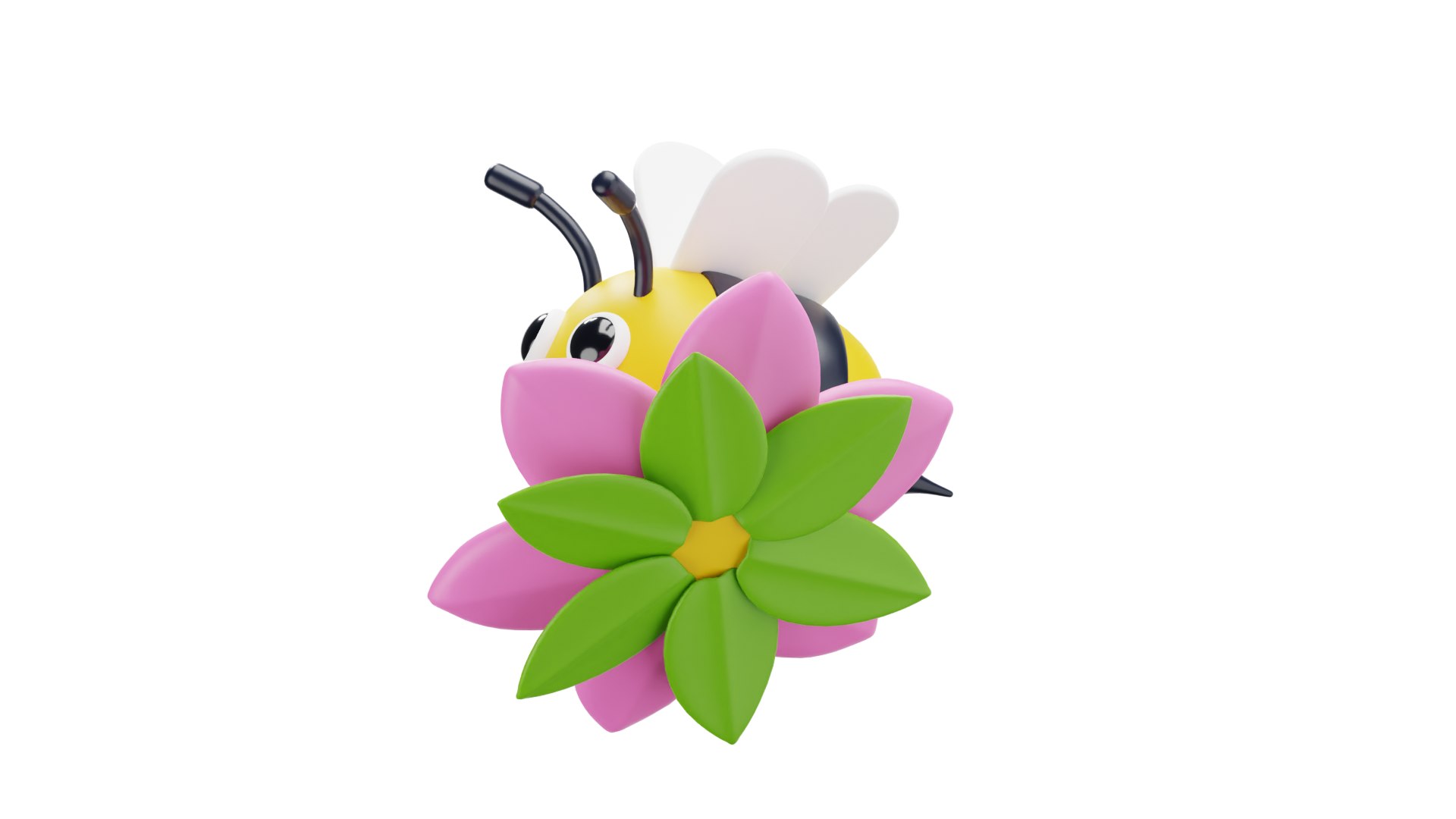 Bee 3D Illustration 3D Model - TurboSquid 2315496