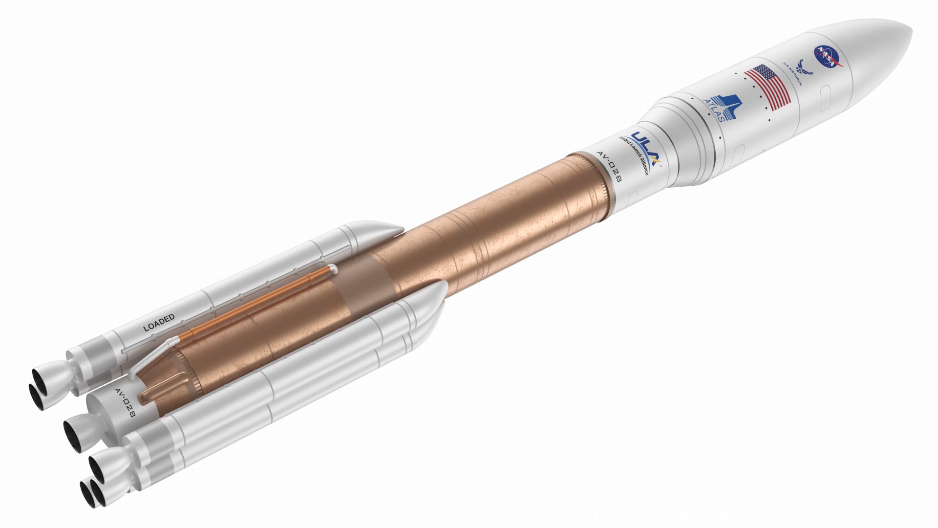 3D Atlas 5 Rocket - TurboSquid 2268924