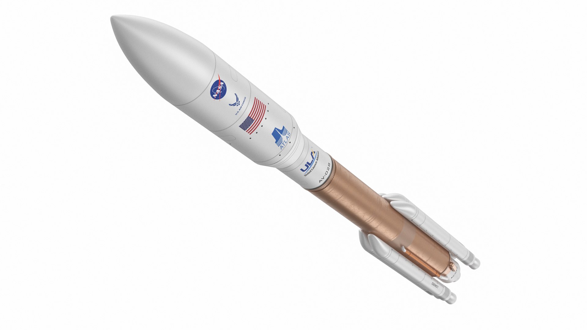 3D Atlas 5 Rocket - TurboSquid 2268924