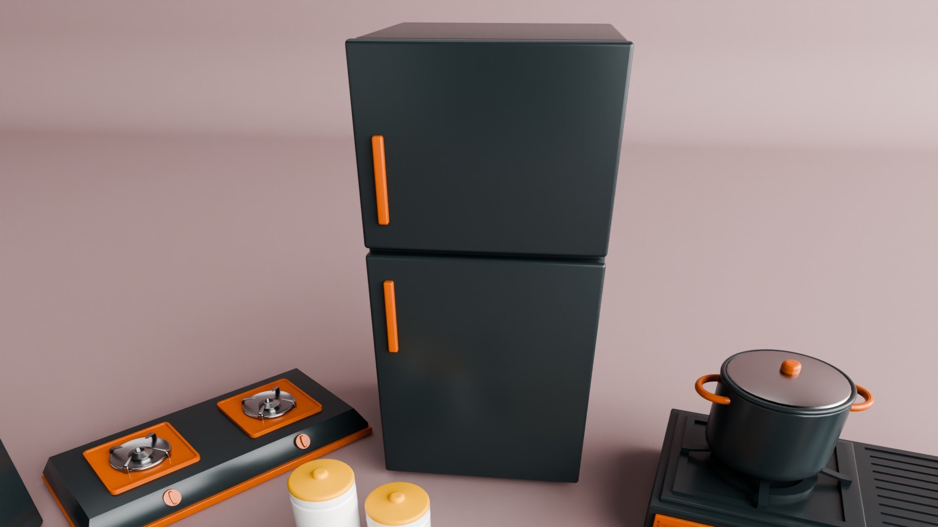 Free Comprehensive 3D Kitchen Appliance And Utensil Set 3D Model ...