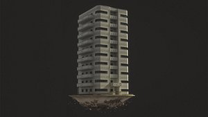 Animated Apartment Building 3D Models For Download | TurboSquid