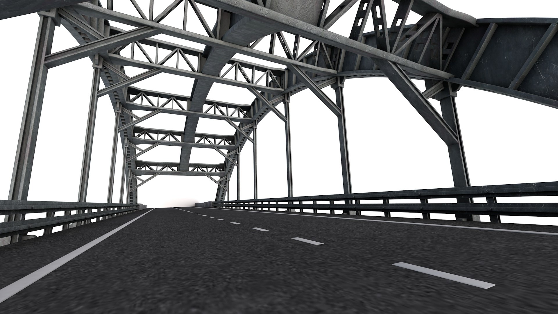 3D Steel Bridge - TurboSquid 2257963