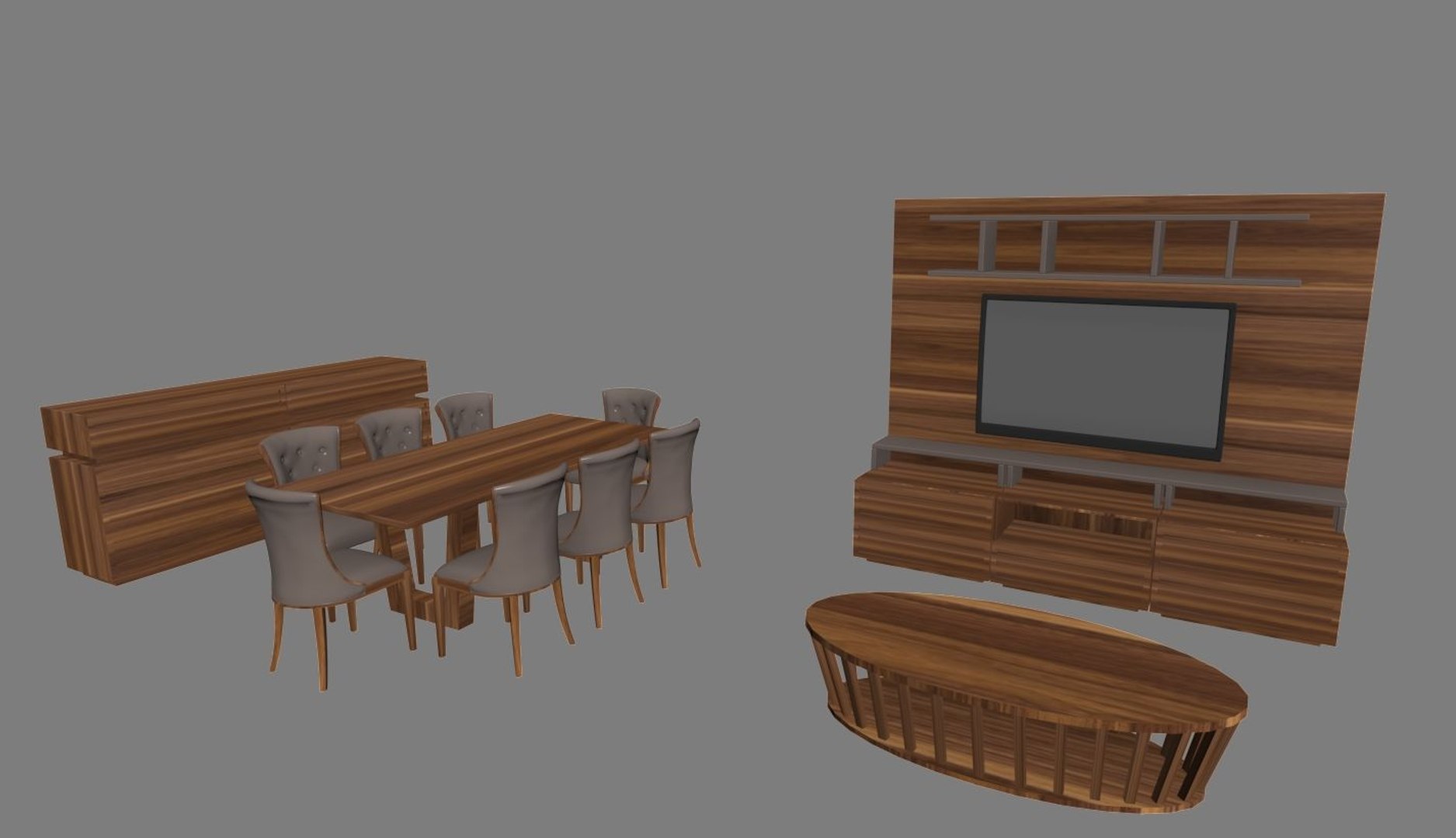 3d Max Furniture Set