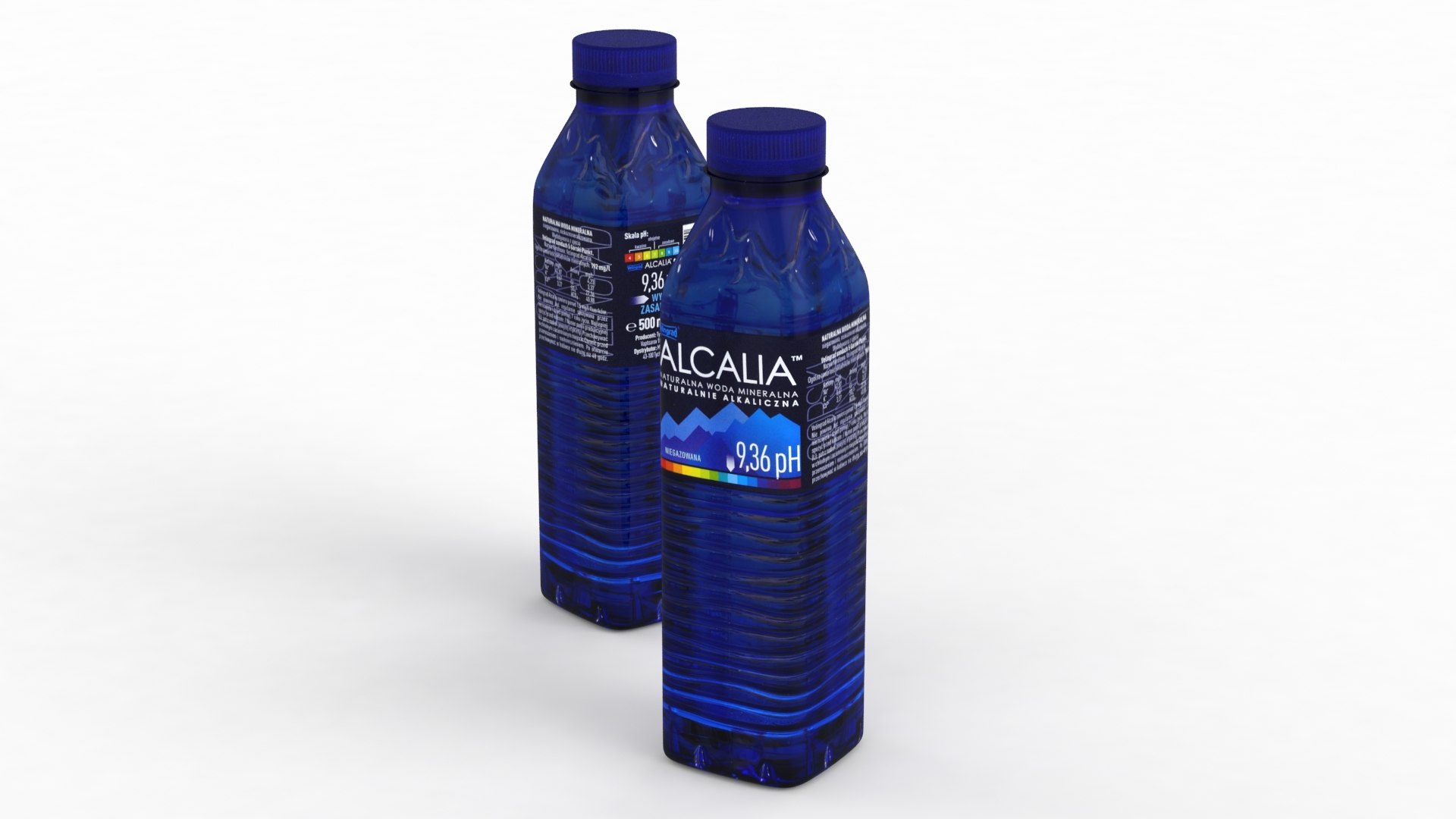 Water Bottle Alcalia 500ml 2021 3D model - TurboSquid 1834502