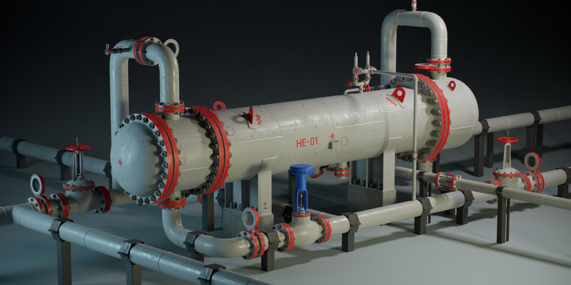 3D Model Heat Exchanger - TurboSquid 1213792